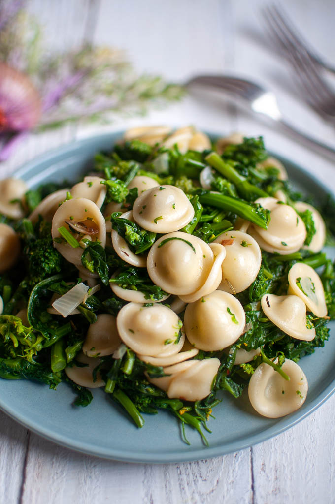 vegan-broccoli-rabe-with-orachiette12 - The Passionate Vegan